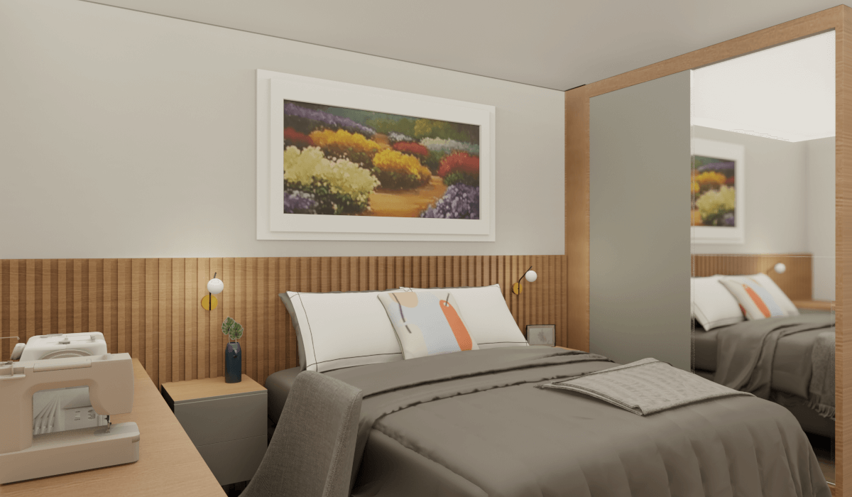 Quarto de hospedes 01 - La Decora Quarto de hospedes 01 - La Decora